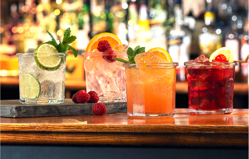 Drinks at Bar + Block